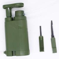China QJ-A7 Portable Outdoor Water Purifier with 0.01μm Filtration and 200ml/min Flow Rate for Emergency & Camping Use for sale