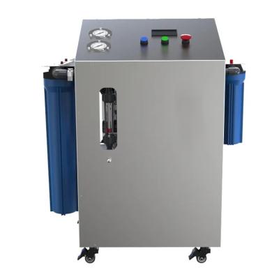 China Mobile RO Water Purification System 100-500L/H Flow Rate with Water Pump for Desalination for sale