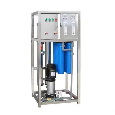 China 500L/H 1.7kW Reverse Osmosis Water Plant with 3-Stage Filtration for Brackish Water Treatment for sale