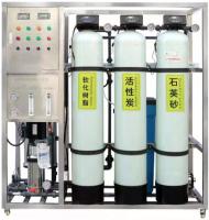 China 1TPH Brackish Water Reverse Osmosis Plant 2.1kW 380-415V 3xFRP Tanks SS304 Skid for sale