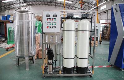 China 250L/H 1.7kW-380-415V Reverse Osmosis Water Plant with 2 FRP Tanks for Brackish Water Treatment for sale