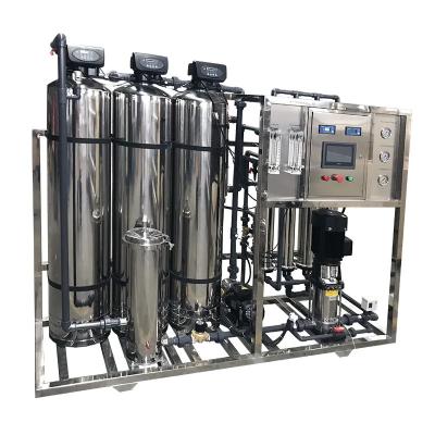 China 1TPH Brackish Water Reverse Osmosis Water Plant 2.1kW 380-415V 3xSS304 Tanks for sale