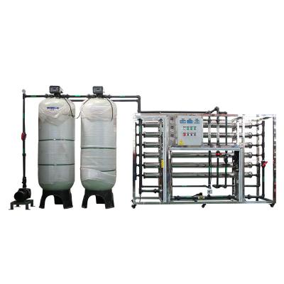 China 5TPH Brackish Water Reverse Osmosis Plant 7.4kW 380-415V 2xFRP Tanks SS304 Skid Mounted for sale
