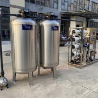 China 5TPH Brackish Water Reverse Osmosis System 7.4kW 380-415V SS304 Tanks RO Water Plant for sale