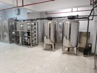 China 10TPH Brackish Water Reverse Osmosis Water Plant 19kW 380-415V 2xSS304 Tanks for sale