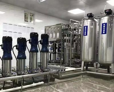 China 8TPH 14kW 380-415V 2xSS304 Tanks Brackish Water Reverse Osmosis Water Plant for sale