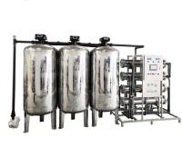 China 6TPH Brackish Water Reverse Osmosis System 7.9kW 380-415V 3xSS304 Tanks RO Water Plant for sale