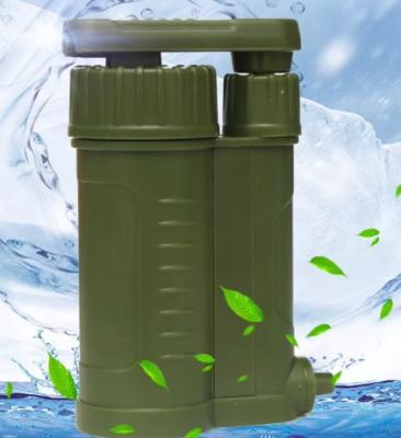 China Portable Outdoor Water Filter 0.01um 12L/H Survival Drinking Water Purification System for sale