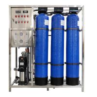 China 250 LPH 3xFRP Tanks Small Reverse Osmosis Water Filter System 1.7kW 220V for sale