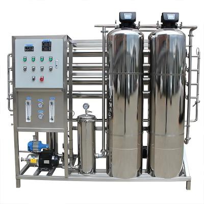 China 1TPH SS304 Reverse Osmosis Water Plant 2.1kW 380V Commercial RO Pure Water Treatment System for sale