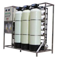 China 1.5TPH 3xFRP Tanks 160x85x170cm Reverse Osmosis Water Plant 3.0kW 380-415V for Industry for sale