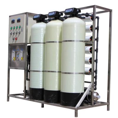China 1.5TPH 3xFRP Tanks 160x85x170cm Reverse Osmosis Water Plant 3.0kW 380-415V for Industry for sale