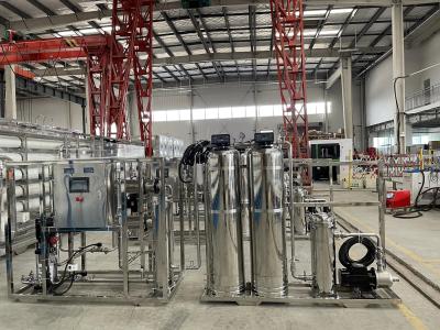 China 1.5TPH 9600GPD SS304 Reverse Osmosis Water Plant 3.0kW 380V for Hotel for sale