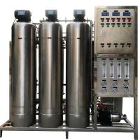 China Brackish Water Reverse Osmosis Water Plant 1.5TPH 3xSS304 Tanks 3.0kW 380V for sale