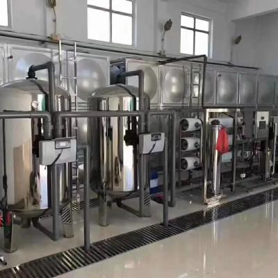 China 6TPH 7.9kW SS304 Tanks Brackish Water Reverse Osmosis Water Plant for sale