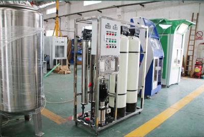China Brackish Water Reverse Osmosis Water Plant 1TPH Permeate Capacity SS304 Skid Mounted for sale