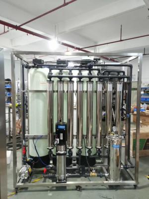 China Brackish Water Reverse Osmosis System 1.5TPH SS304 Skid 3.0kW Industrial RO Plant for sale