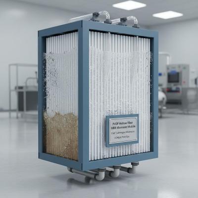 China PVDF Hollow Fiber MBR Membrane Module 15m² 0.04μm for Submerged Wastewater Bioreactor for sale