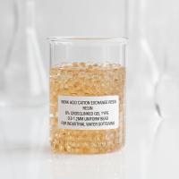 China Weak Acid Cation Exchange Resin 8% Crosslinked Gel Type 0.3-1.2mm Bead for Industrial Water Softening for sale
