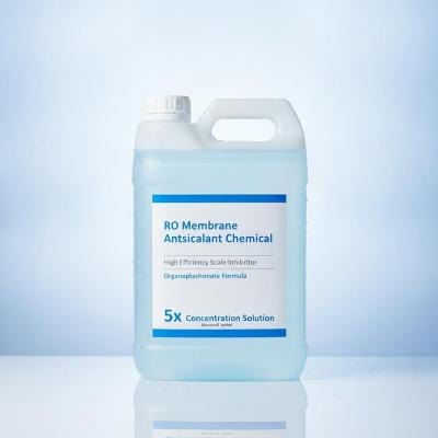 China RO Membrane Antiscalant Chemical 5x Concentrated Organophosphonate Scale Inhibitor 25kg for sale