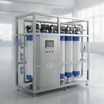 China Industrial Reverse Osmosis Water Treatment System 20000 GPD SS316L Frame Automatic TDS Control 380V 50Hz for sale