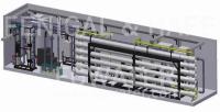 China 500 m³/day Containerized BWRO System 70% Recovery 1.04 kWh/m³ Energy Consumption for sale