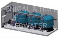 China 500 m³/day Containerized BWRO System 70% Recovery 1.04 kWh/m³ Energy Consumption for sale