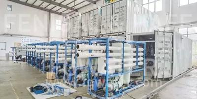 China Compact Modular 25TPD Reverse Osmosis Water Treatment System with Space Saving Skid and Quick Install for sale
