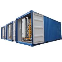 China Dual Module Scalable Containerized RO System with 1000m3/day Capacity and N+1 Redundancy in Twin 40ft ISO Parallel Modular Design for sale