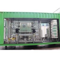 China 500 m³/day Containerized BWRO System with 70% Recovery Rate and 1.04 kWh/m³ Energy Consumption for sale