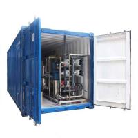 China 200 m³/day Integrated UF RO Containerized Water Treatment System with 70% Recovery Rate in 40ft Container for sale