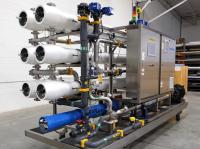 China 500 m³/day High-Efficiency Containerized BWRO Desalination Plant with Energy Recovery System for sale