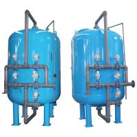 China 300m3/h Carbon Steel Multimedia Sand Filter Water Treatment Tank 0.6MPa for sale