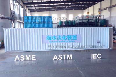 China 50TPD Containerized Water Treatment Plant with RO/UF Systems - 20ft to 40ft Mobile Units up to 1000TPD Capacity for sale