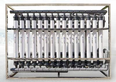 China Hollow Fiber Ultrafiltration Water Treatment Plant 80TPD with 0.03µm Pore Size and 90-98% Recovery Rate for sale