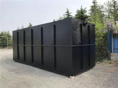 China Carbon Steel 30TPD Packaged Sewage Treatment Plant with MBR Technology 1.6×3.85×2.1m Dimensions for sale