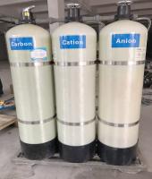 China Separate Bed Ion Exchange Water Demineralizer 140000 Grain FRP Tank 150 PSI for sale
