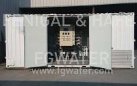 China Electronic 20ft Containerized Water Treatment Plant with 0.8-41.5 M³/H Flow Capacity and 34-45% Recovery Rate for sale