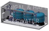China Electronic 20ft Containerized Water Treatment Plant with 0.8-41.5 M³/H Flow Capacity and 34-45% Recovery Rate for sale