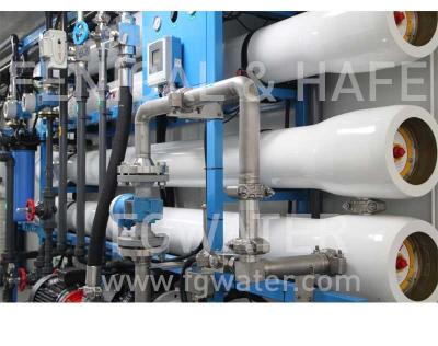 China 10FT Containerized Seawater Desalination Plant 40m3/H Capacity with 34-45% Recovery Rate for Industrial Water Treatment for sale