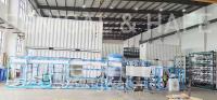 China Mobile Containerized Seawater RO Water Treatment Plant 750m3/H Capacity 380V Power System for sale