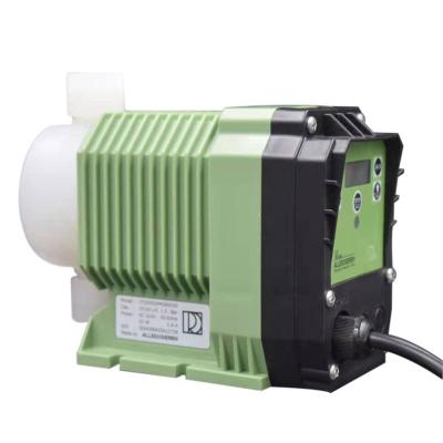 China Diaphragm Chlorine Solenoid Metering Pump 0.48-31.20 L/h Flow 22.7 Bar Pressure for Water Treatment for sale