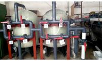China Commercial GAC Activated Carbon Water Filter 400×1650mm with FRP Tank for Chlorine & VOC Removal for sale