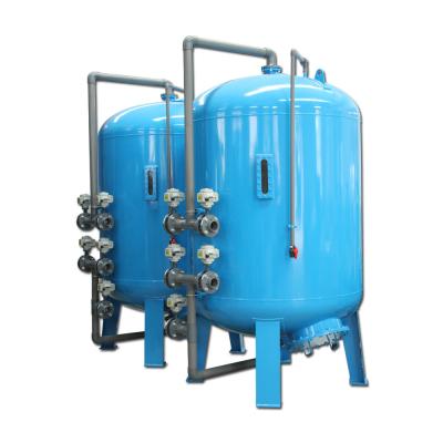 China Automatic Backwash Activated Carbon Sand Filter Multimedia Water Treatment 0.8-106 T/H for sale