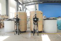 China 30TPH Industrial Water Treatment Softener with Salt Tank 220V 50HZ for sale