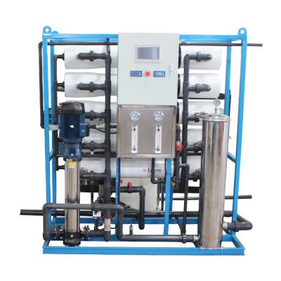 China 4000LPH Reverse Osmosis Water Treatment System Automatic PLC Control RO Purification Machine for sale