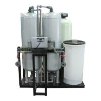 China 6000L/H Dual Tank Ion Exchange Water Softener for Industrial Boiler Treatment 220V for sale