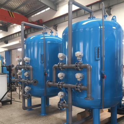 China 20TPH Quartz Sand Filter for Water Treatment Plant 0.6Mpa for sale