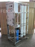 China Skid Mount 1500-18000 GPD Reverse Osmosis System with 4040 Membranes and 1.5-3.0 kW Power for sale
