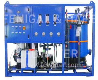 China SM Series Seawater Reverse Osmosis Desalination Plant 3000-7000 GPD with 99.4% Salt Rejection and 220V 3-Phase Power for sale